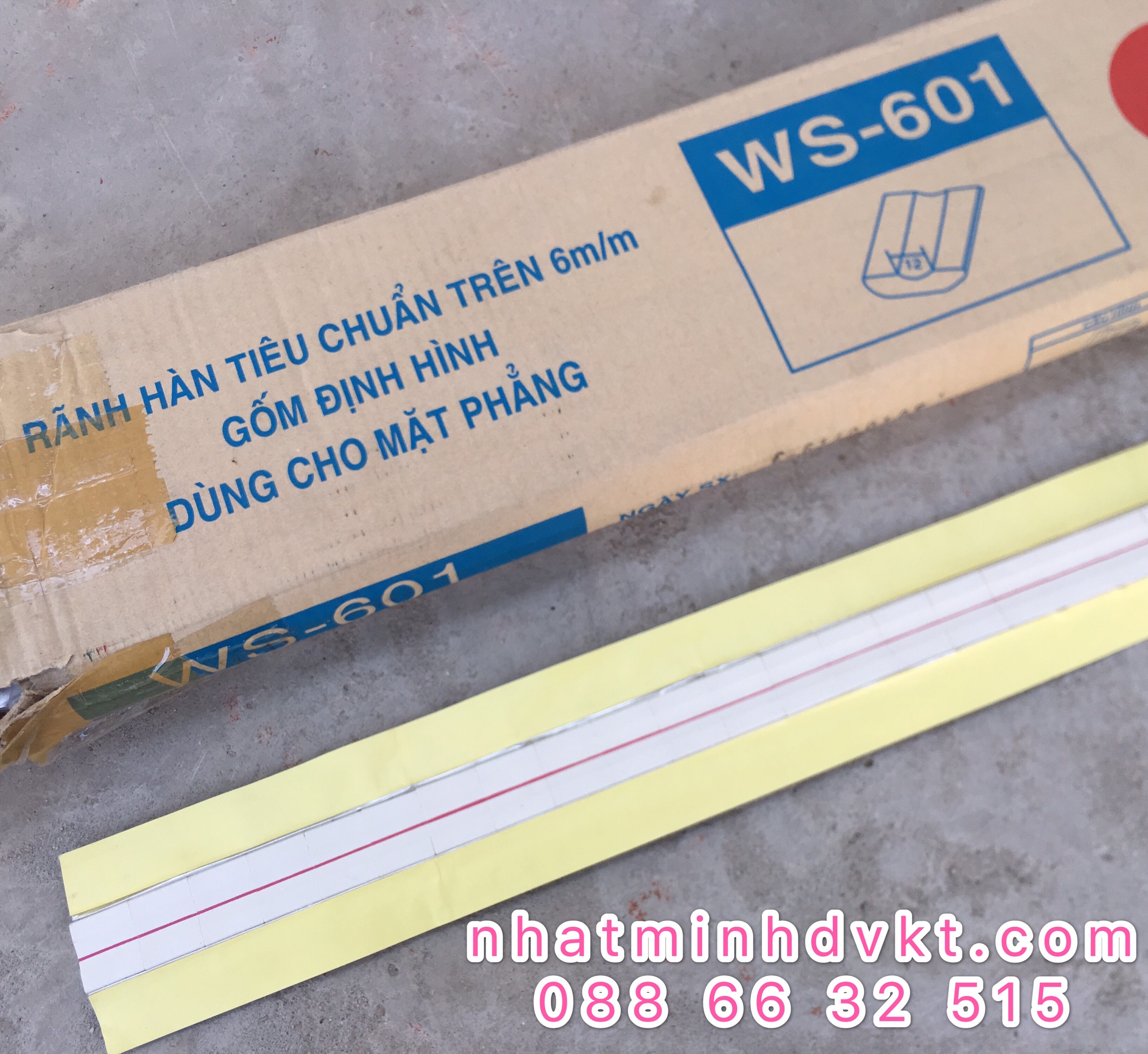 SỨ LÓT ĐƯỜNG HÀN DẸT DONGIL WS 601 – 10MM - NHẬT MINH DVKT
