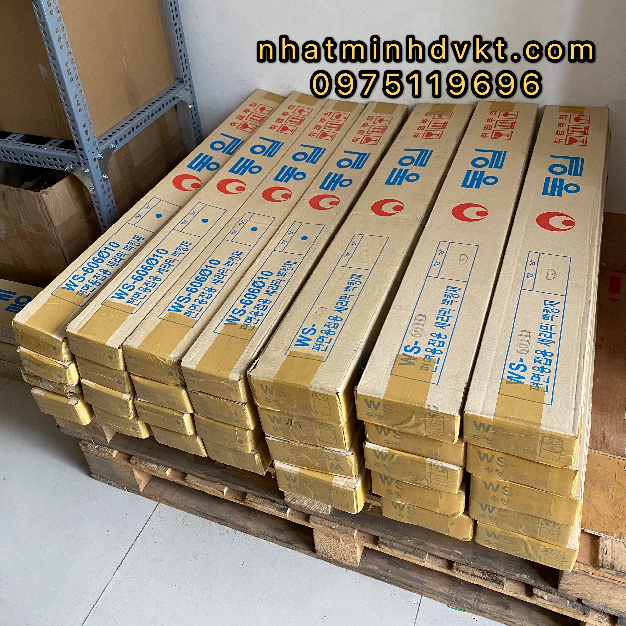 SỨ LÓT ĐƯỜNG HÀN DẸT DONGIL WS 601 – 10MM - NHẬT MINH DVKT